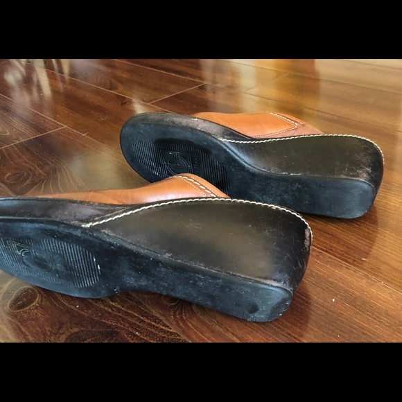 Cole Haan | Shoes | Cole Haan Cognac Mules | Poshmark